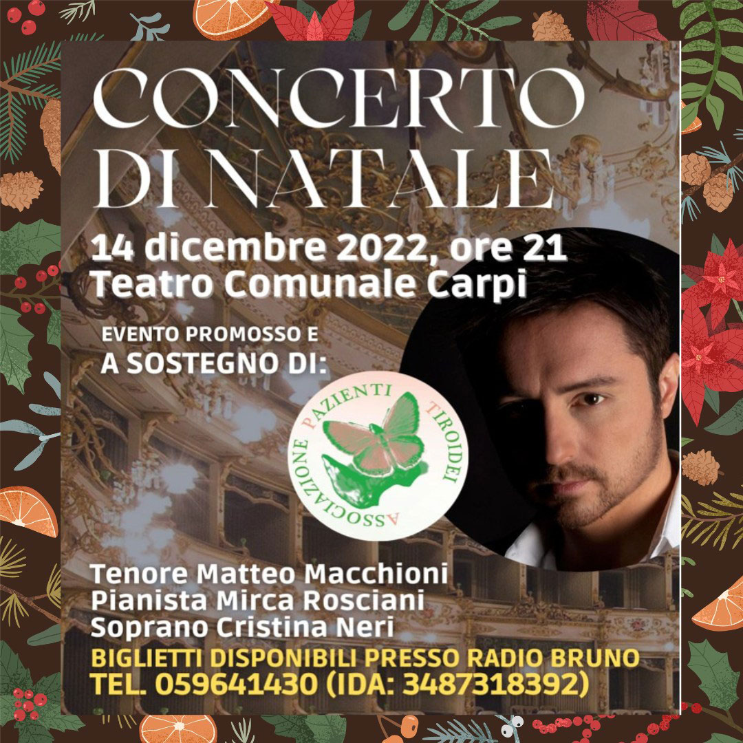Concerto di Natale col tenore Matteo Macchioni | Radio Bruno